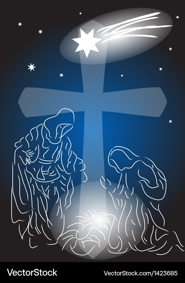 Baby jesus Royalty Free Vector Image - VectorStock