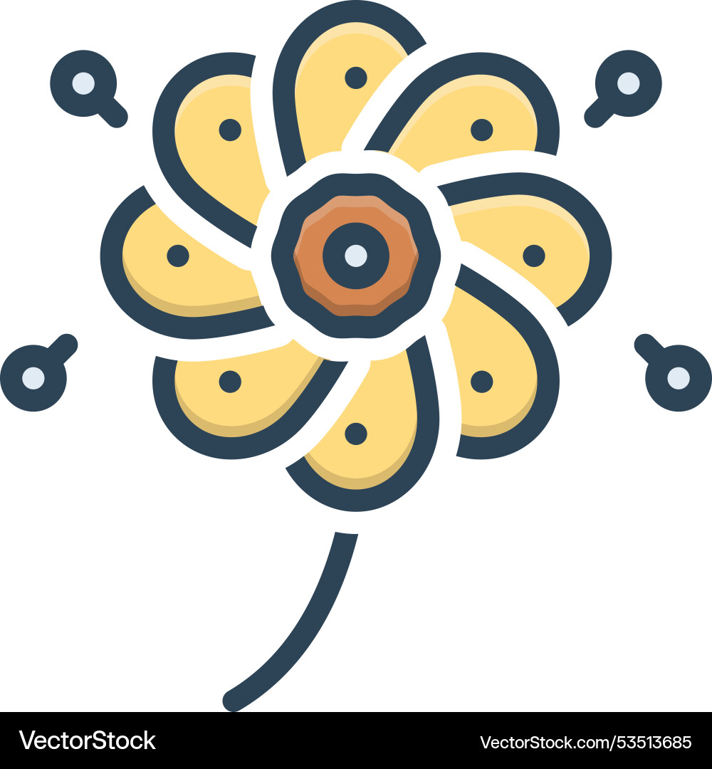 Pollen Royalty Free Vector Image - VectorStock