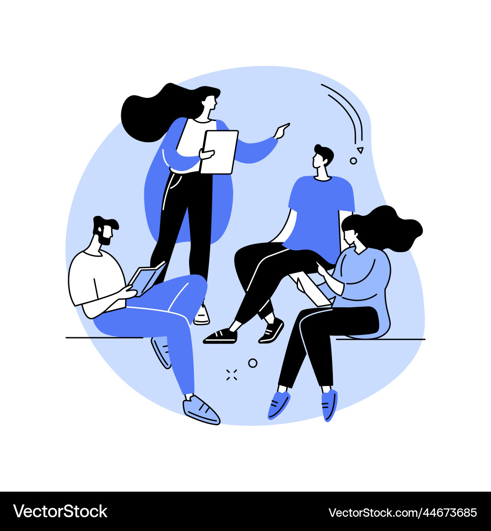 Seminar isolated cartoon Royalty Free Vector Image