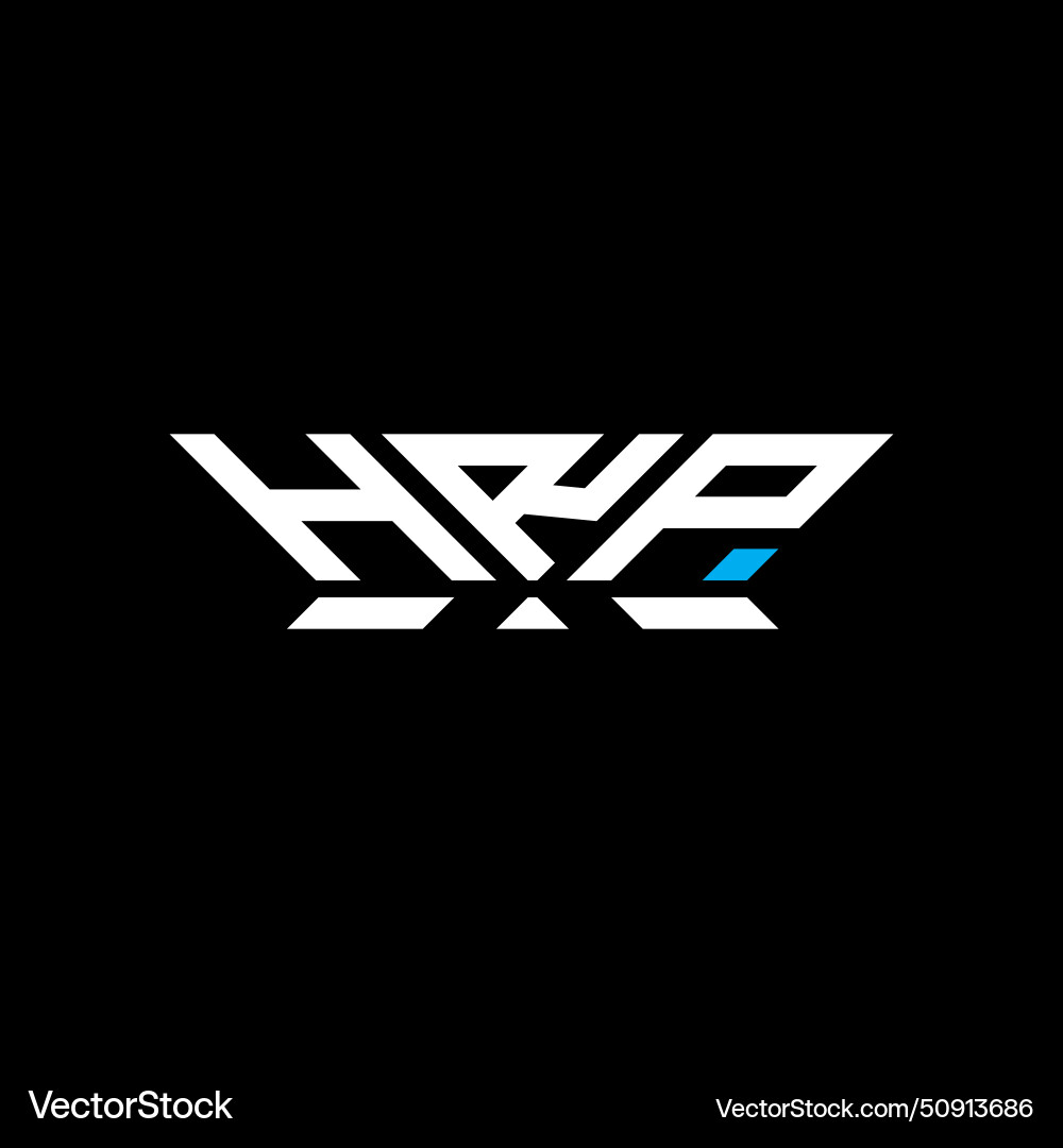 Hrp letter logo design simple and modern Vector Image