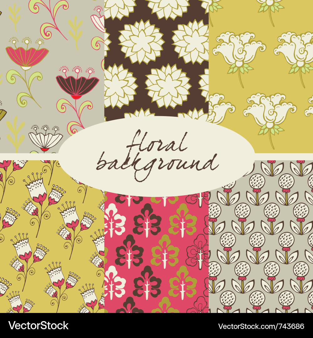 Vintage patterns Royalty Free Vector Image - VectorStock