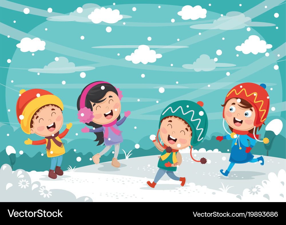 Winter scene Royalty Free Vector Image - VectorStock