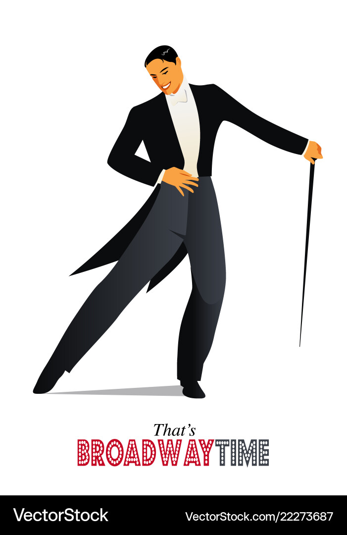 Broadway Tap Dance Royalty Free Vector Image - VectorStock