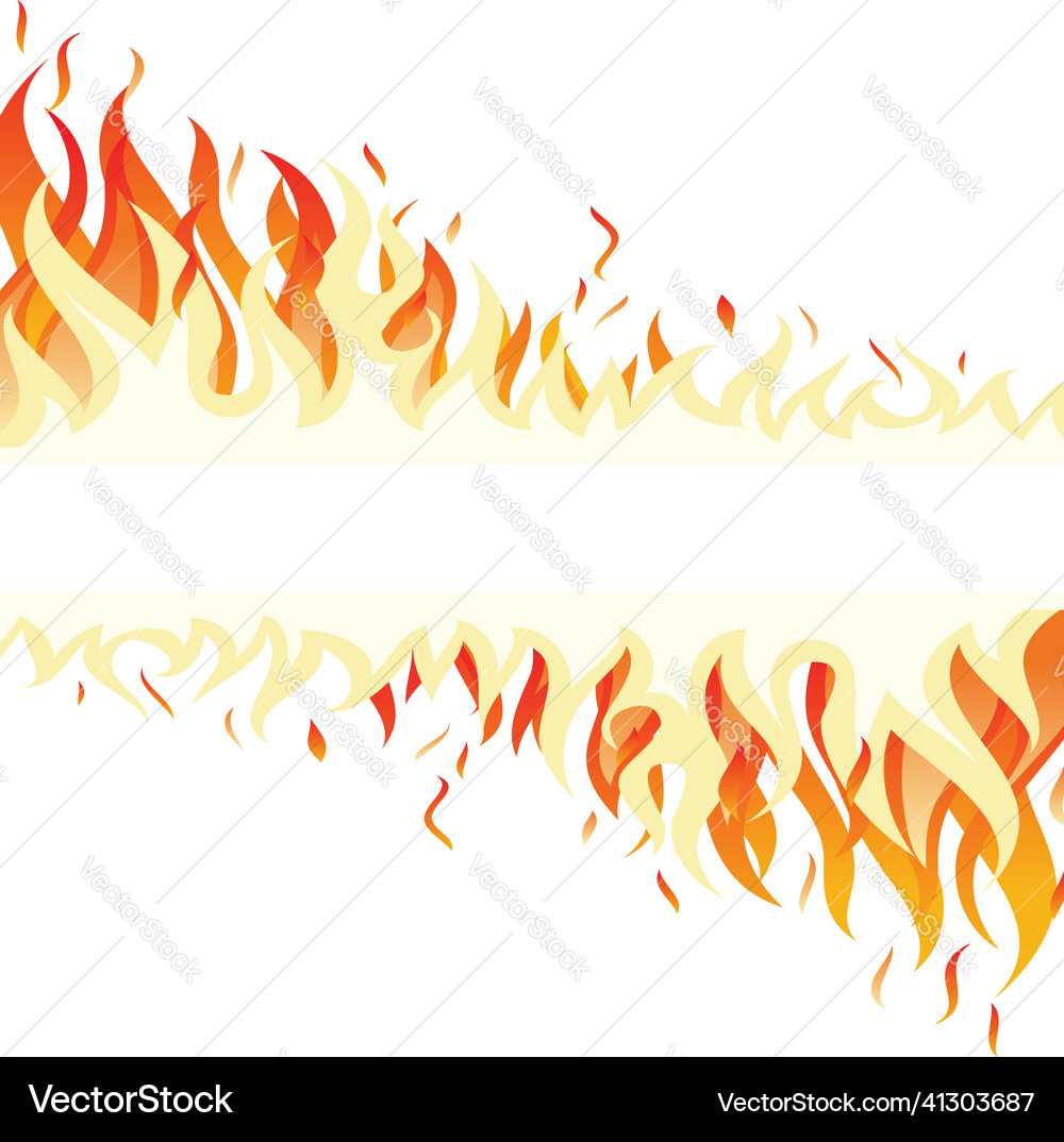 Cartoon fire flame Royalty Free Vector Image - VectorStock