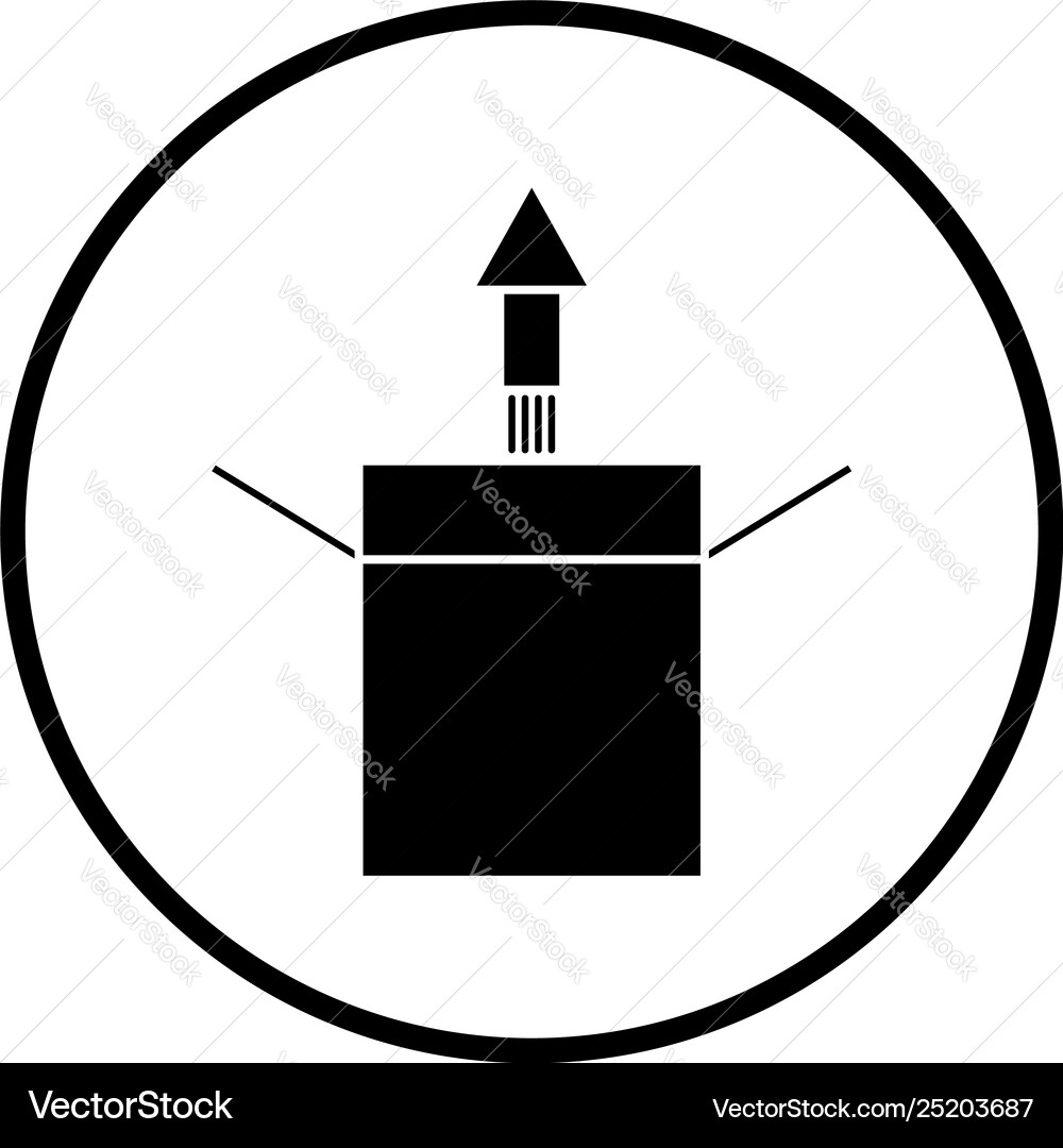 Product release icon Royalty Free Vector Image