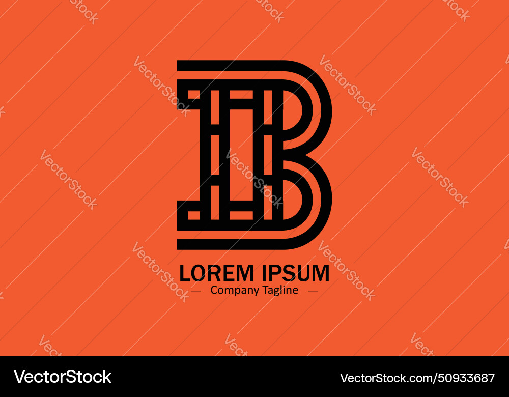 Professional elegant trendy awesome artistic b Vector Image