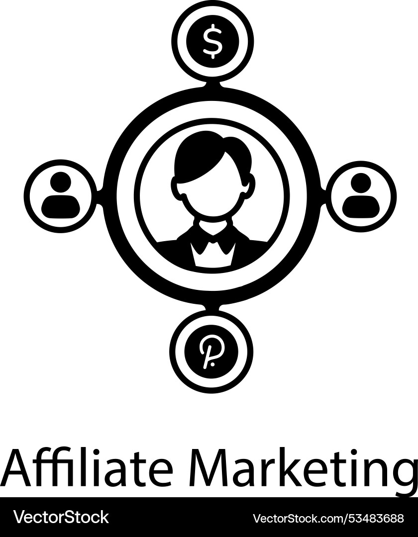 Affiliate marketing Royalty Free Vector Image - VectorStock