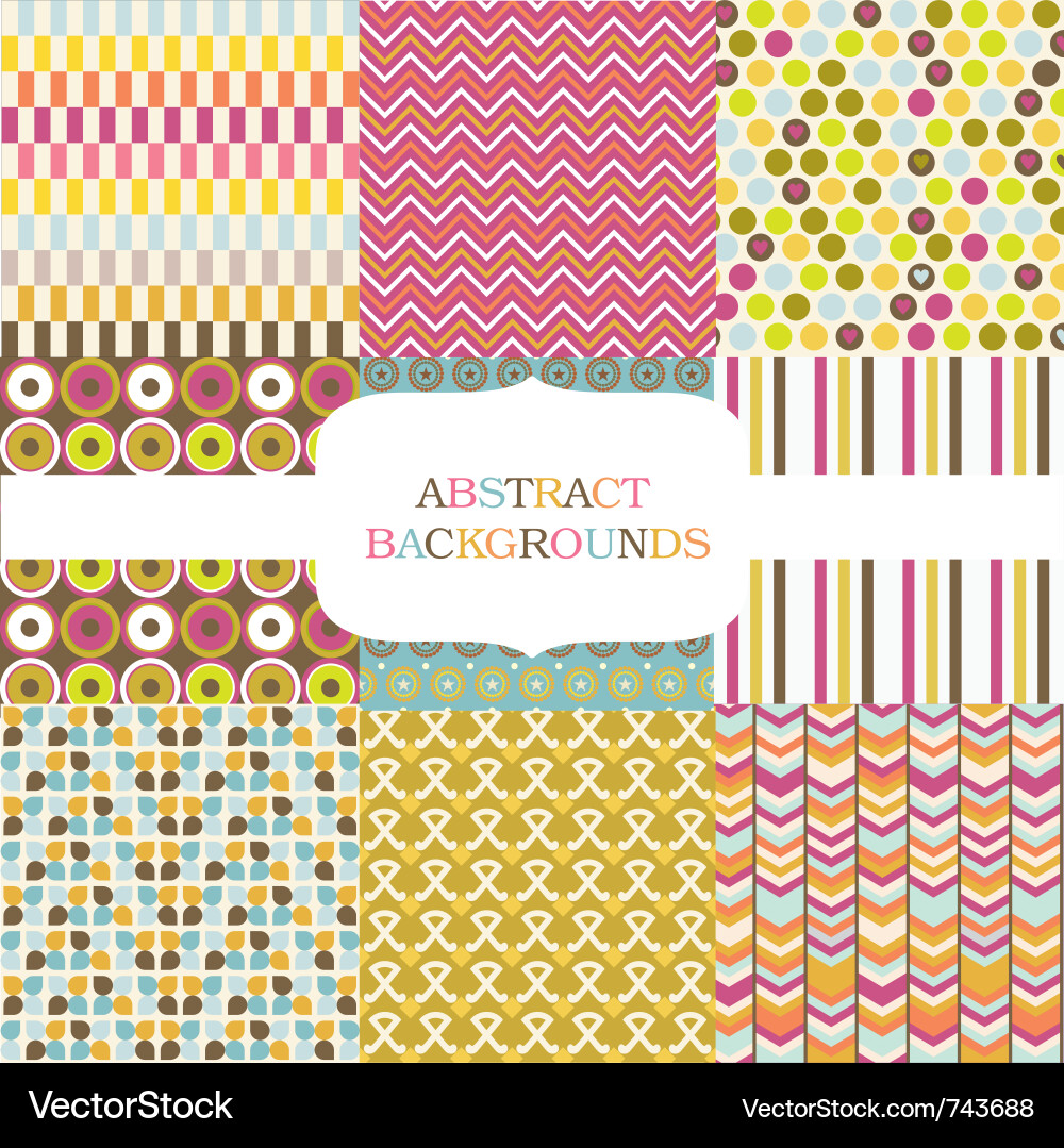Classic patterns Royalty Free Vector Image - VectorStock