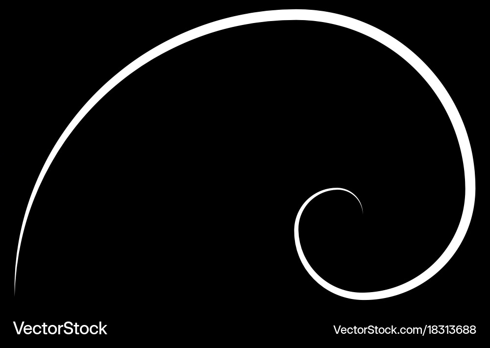 Golden ratio cover template design Royalty Free Vector Image