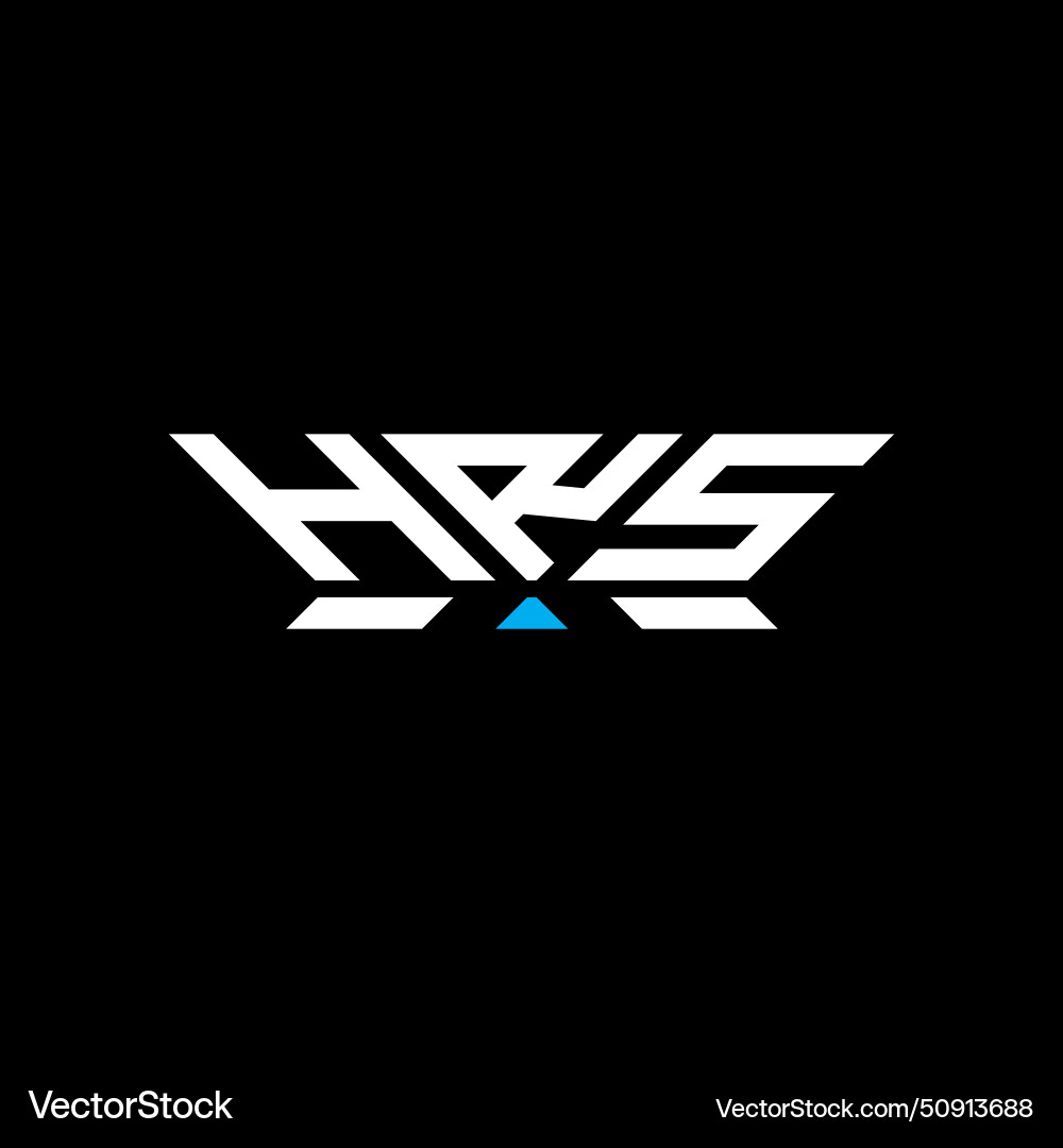 Hrs letter logo design hrs simple and modern logo Vector Image