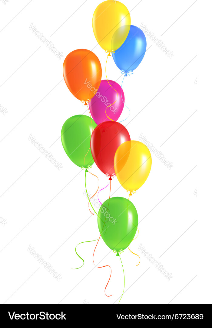Balloons Royalty Free Vector Image - VectorStock