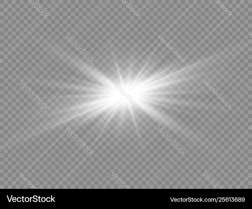 Bright Light Burst Effect Royalty Free Vector Image