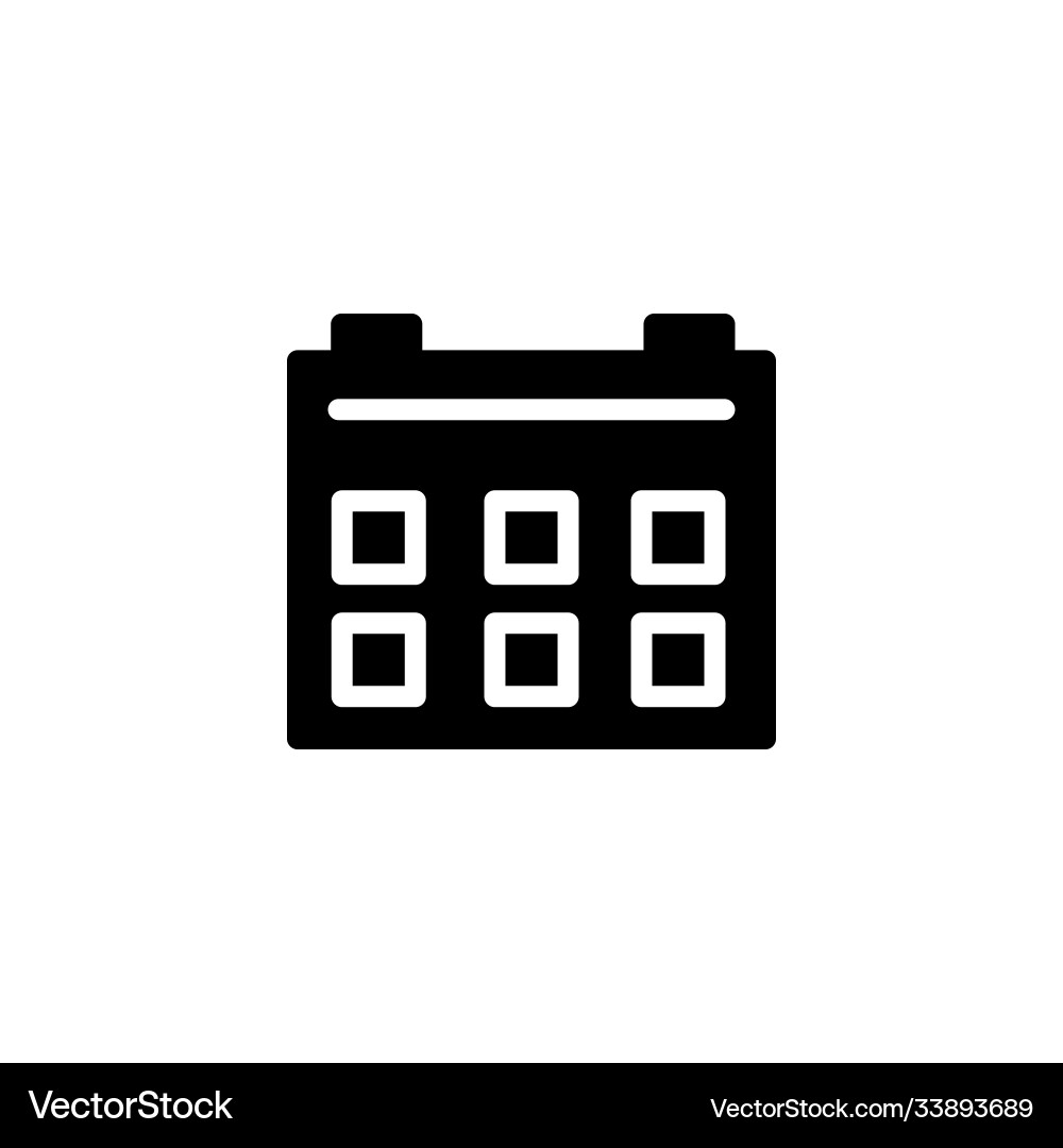 Calendar round icon Royalty Free Vector Image - VectorStock