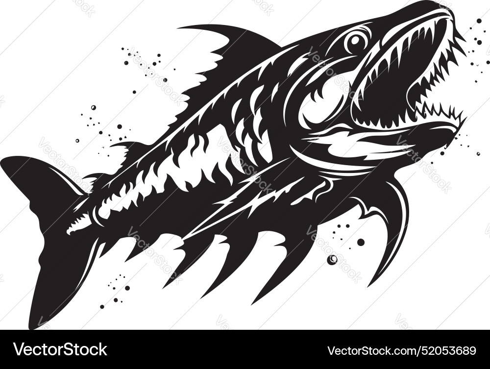 Cascade Chronicles Tropical Fish Graphics Oasis Vector Image
