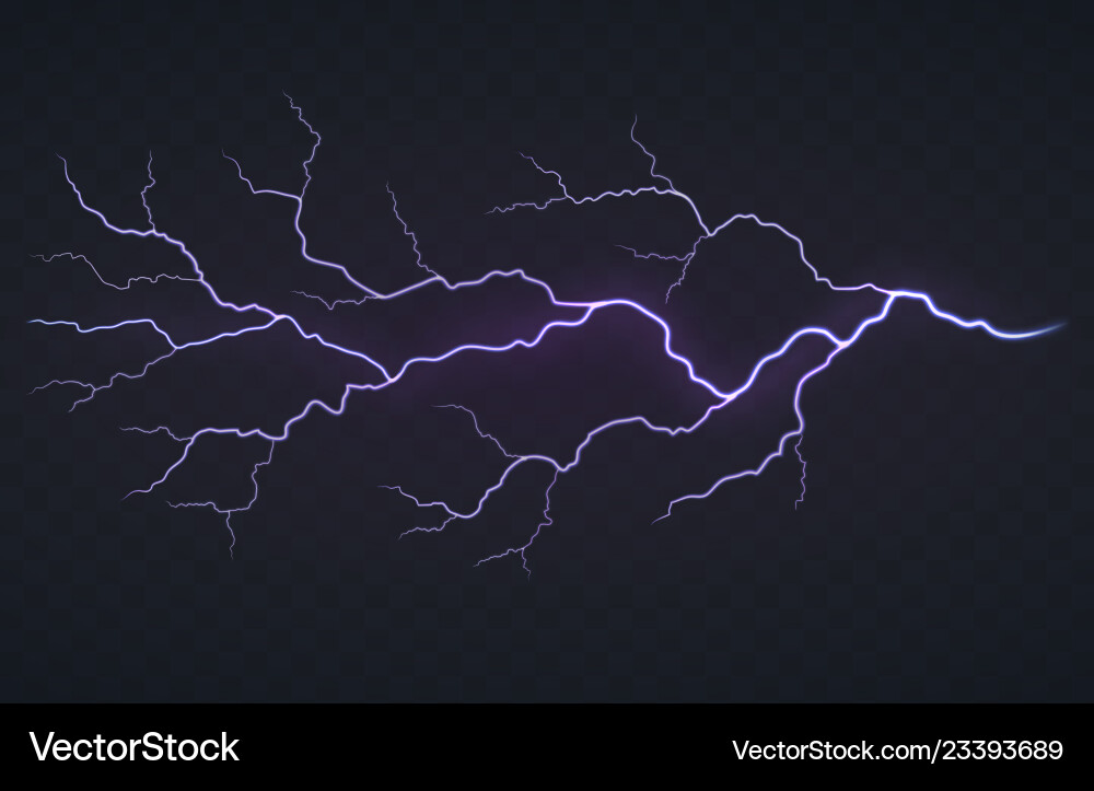 Electric Lightning Storm Royalty Free Vector Image