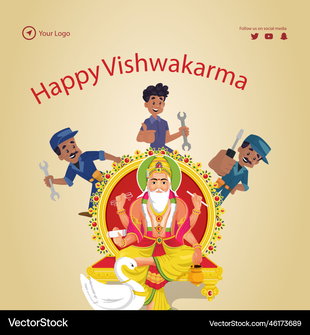 Happy Vishwakarma Day Logo 55+ Inspirational Vishwakarma Jayanti