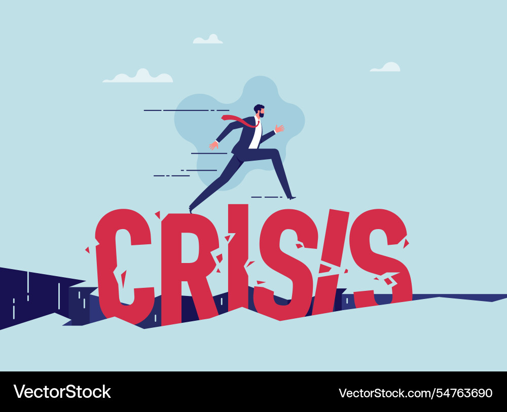 Financial difficulties Royalty Free Vector Image