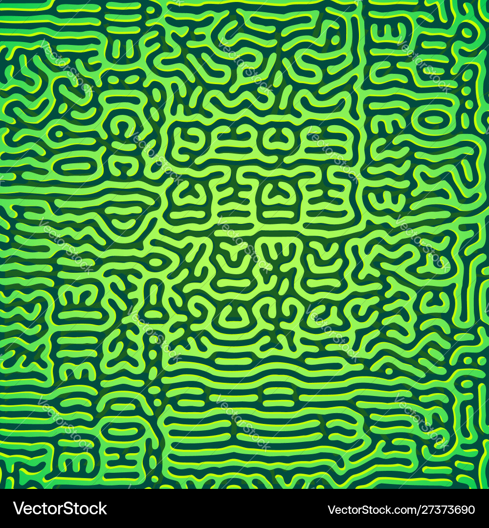 Turing Reaction Diffusion Royalty Free Vector Image