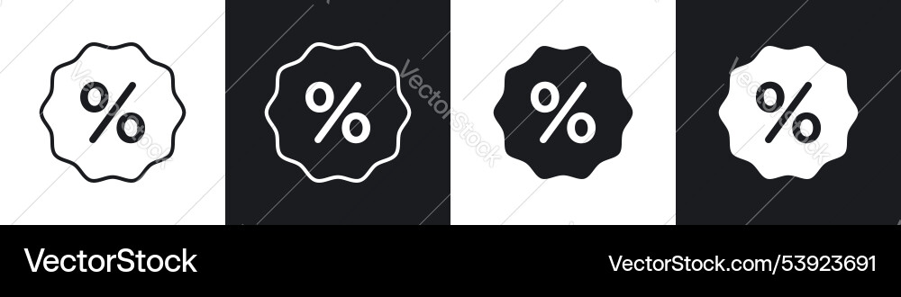 Discount icon Royalty Free Vector Image - VectorStock