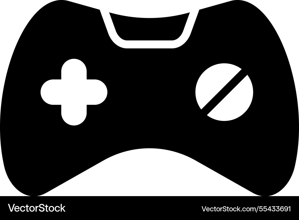 Gamer joystick controller Royalty Free Vector Image