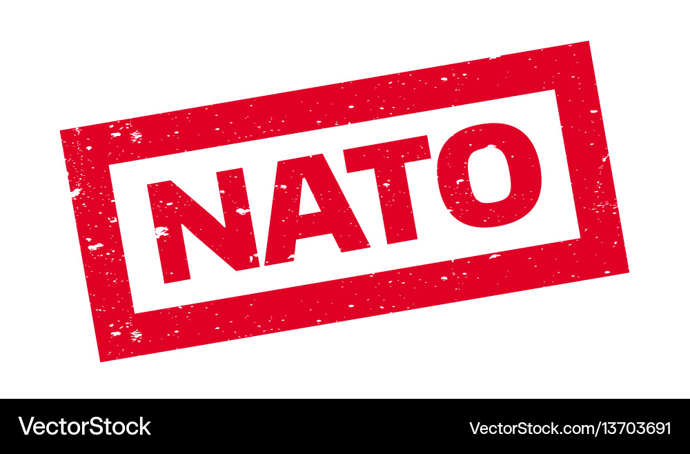 Nato rubber stamp Royalty Free Vector Image - VectorStock