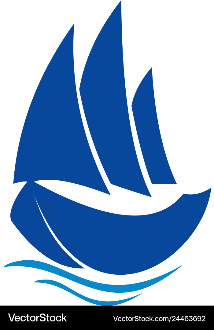 Boat ship sea Royalty Free Vector Image - VectorStock