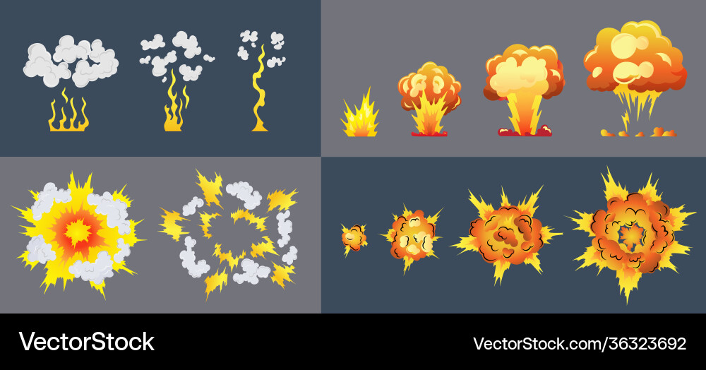 Explosion Animation Frames Explosion Cartoon Explosion Animation