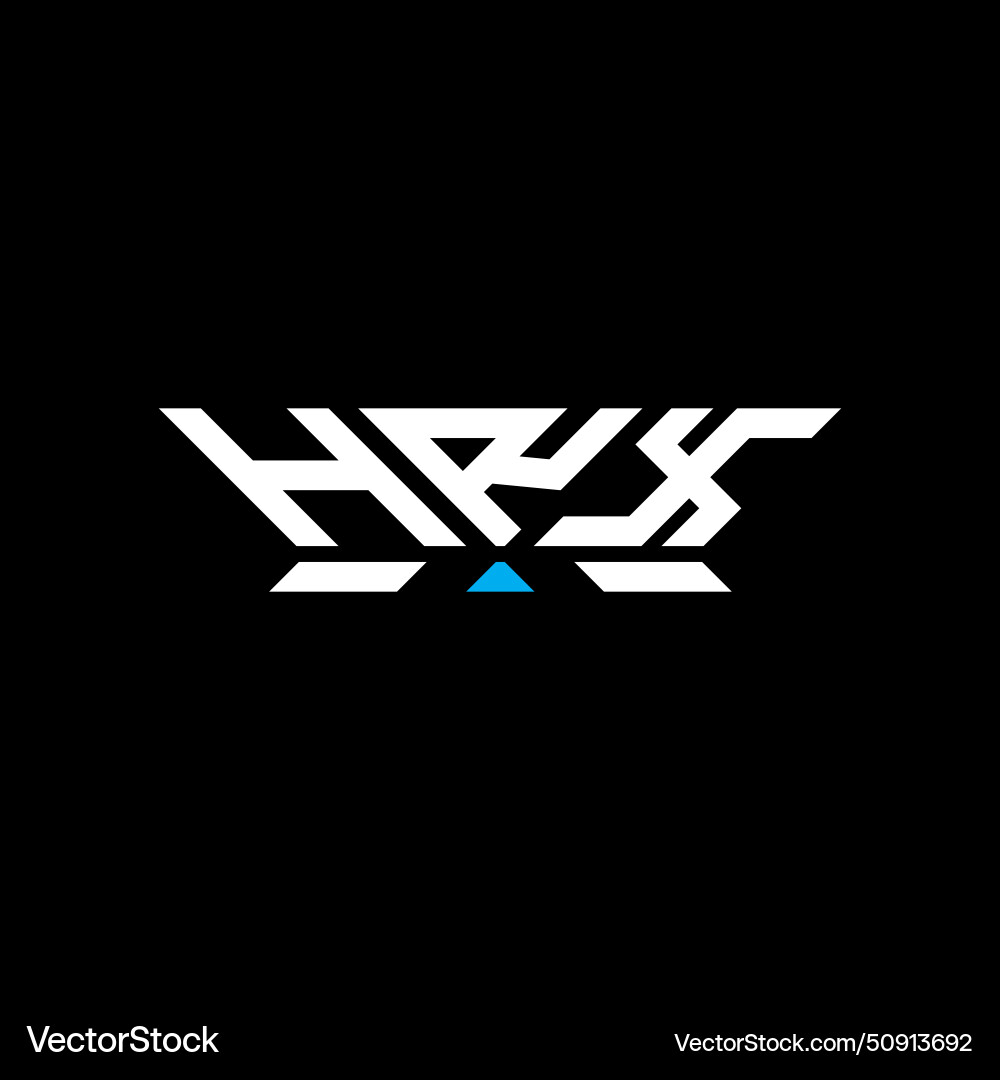 Hrx letter logo design simple and modern Vector Image