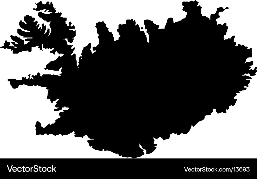 Iceland Royalty Free Vector Image - VectorStock