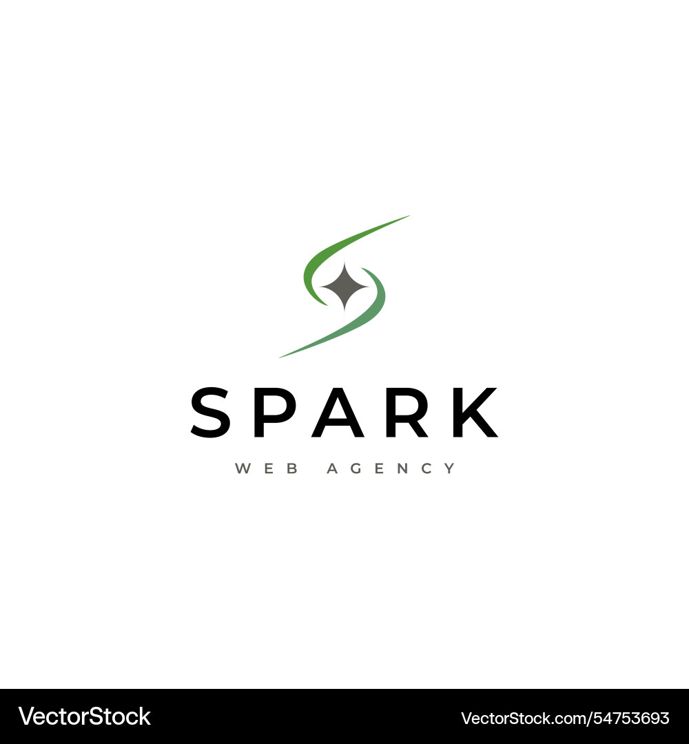 Spark logo Royalty Free Vector Image - VectorStock