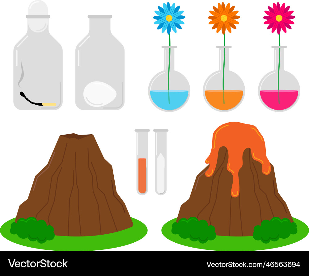 Science experiments Royalty Free Vector Image - VectorStock