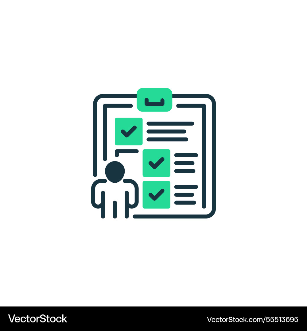 Accountability line icon universal creative Vector Image