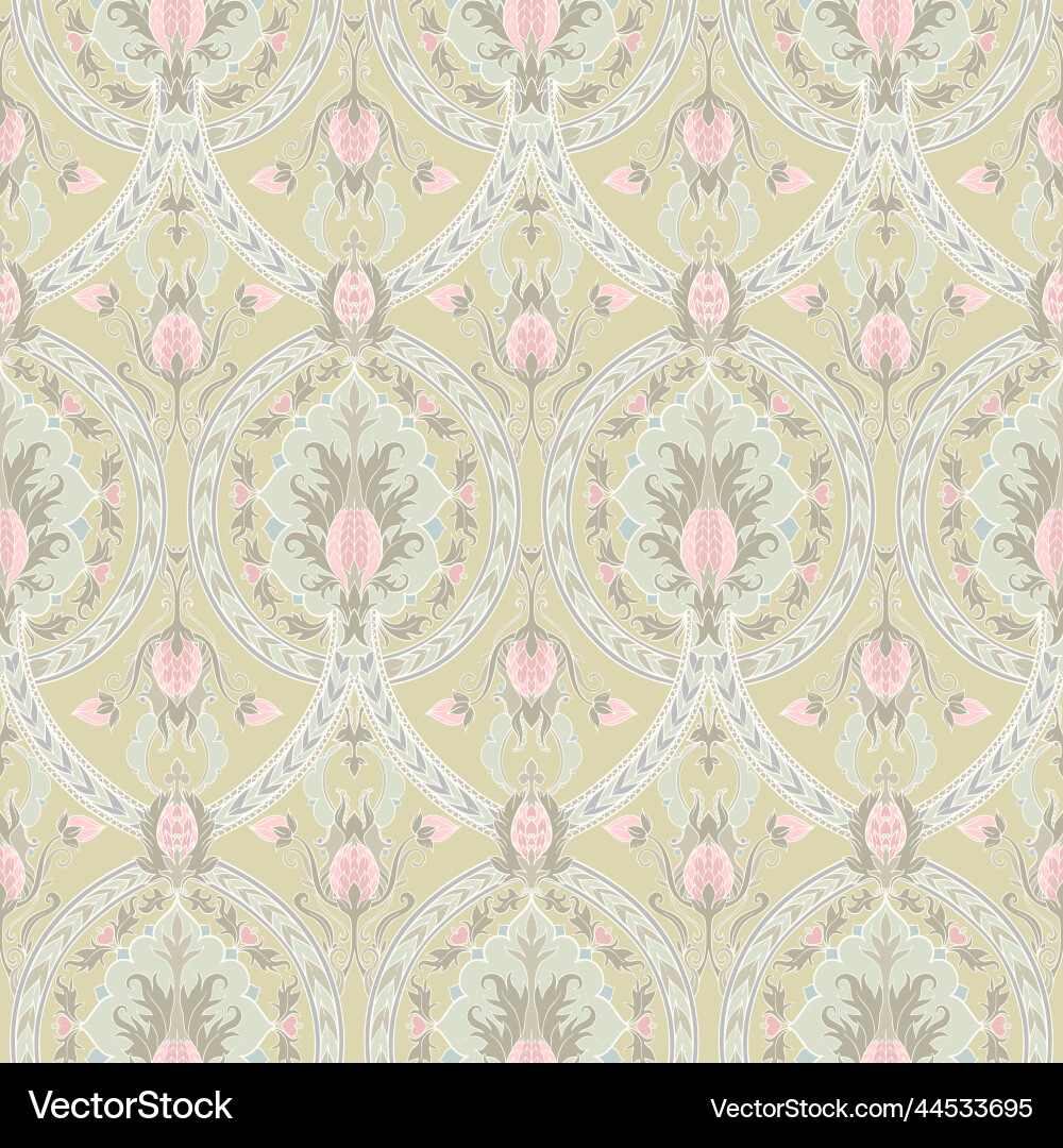 Elegant Floral Pattern Royalty Free Vector Image