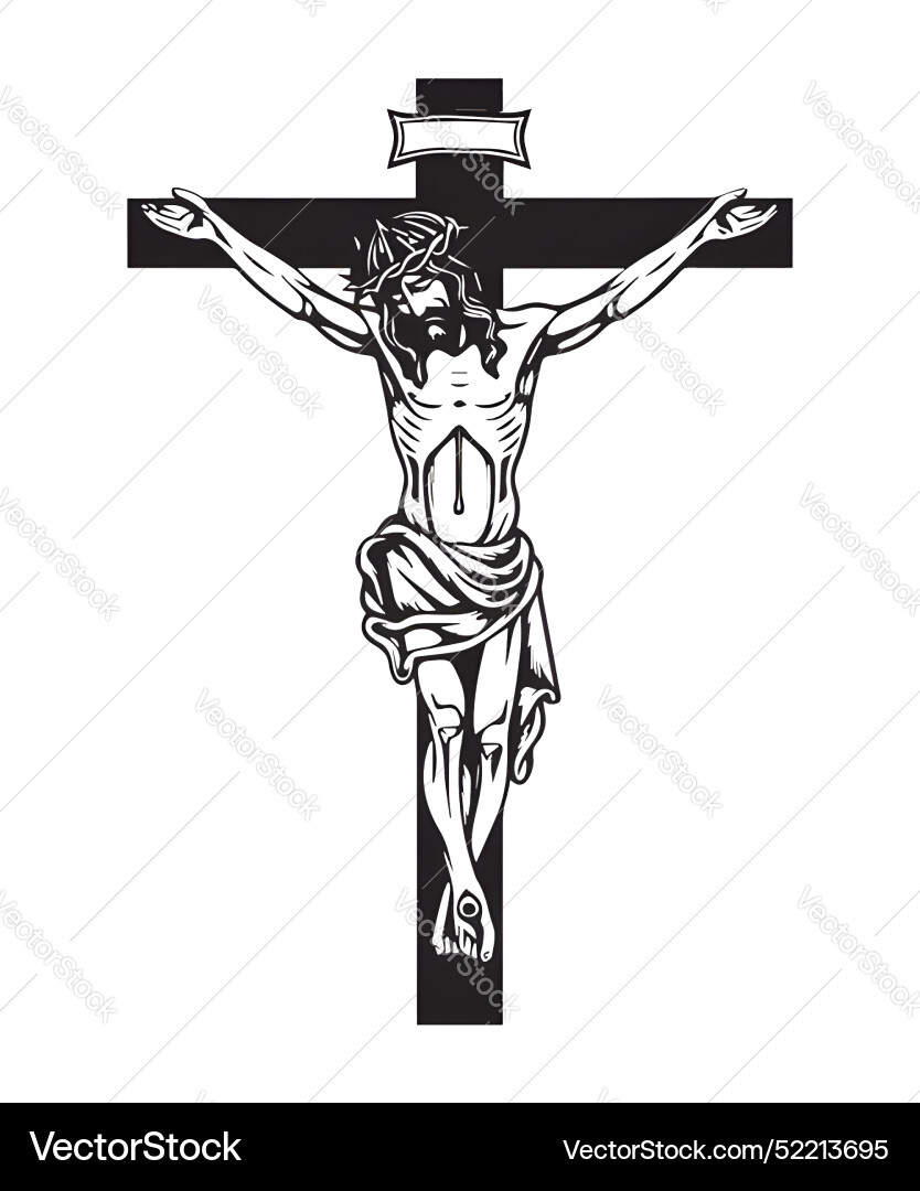 Jesus christ Royalty Free Vector Image - VectorStock