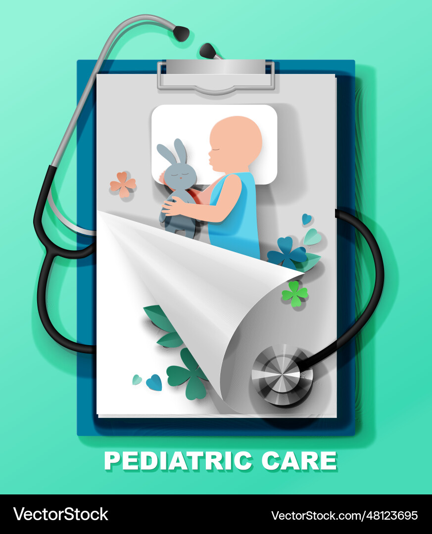 Pediatric Banner Checkup Vector Images (over 120)