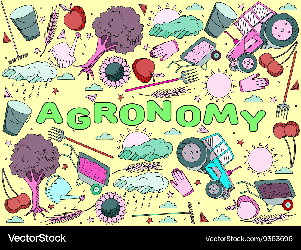 Agronomy Royalty Free Vector Image - VectorStock