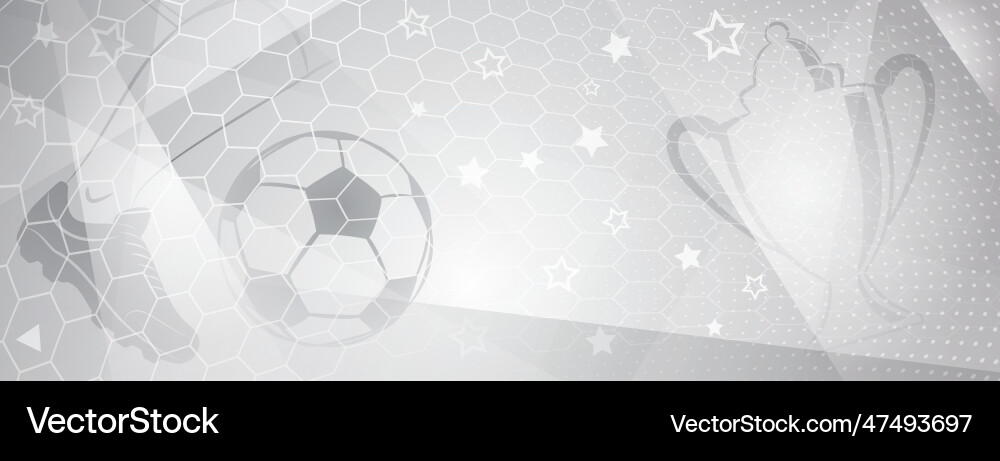 Abstract soccer background Royalty Free Vector Image