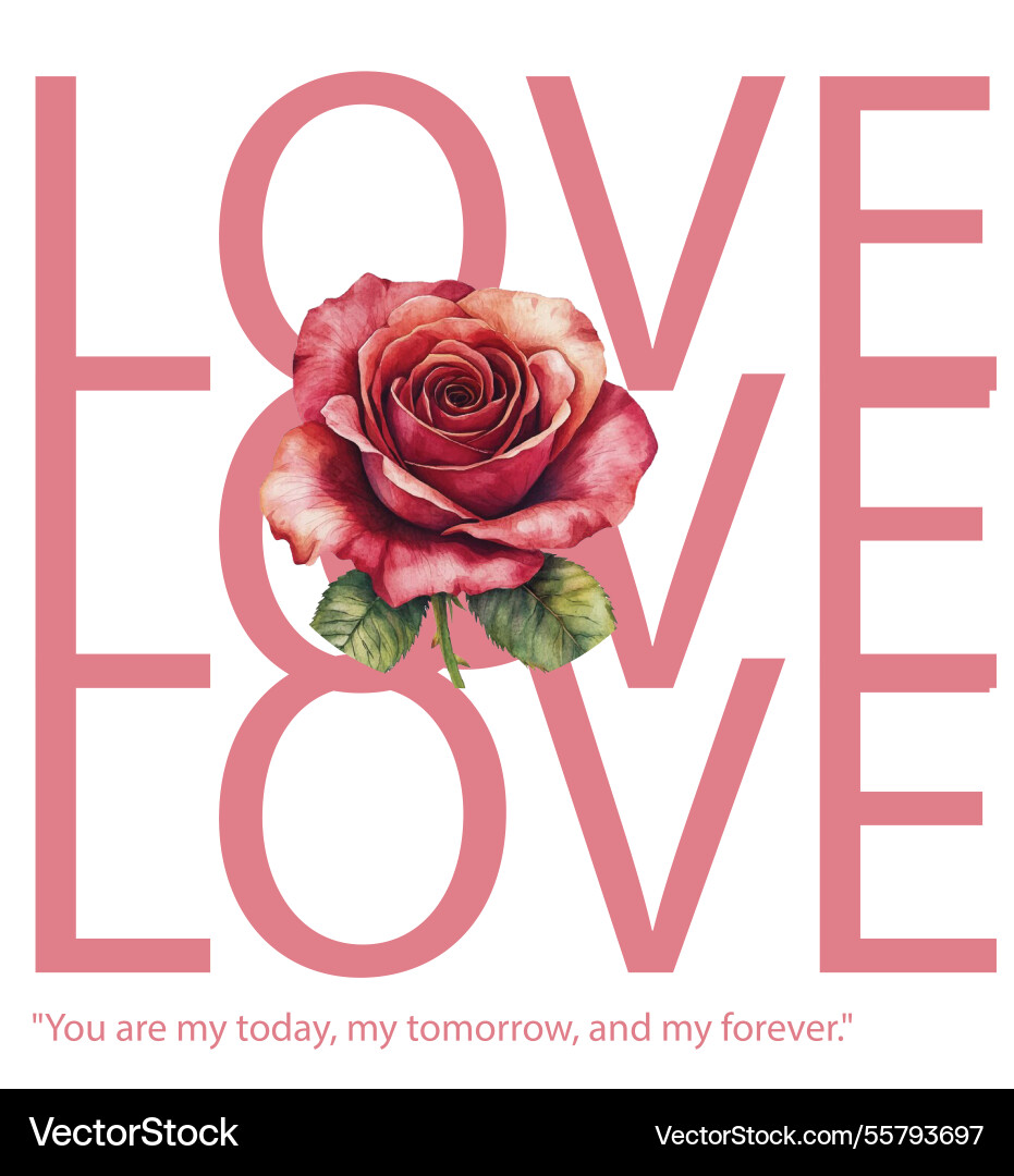 Romantic love messages design Royalty Free Vector Image