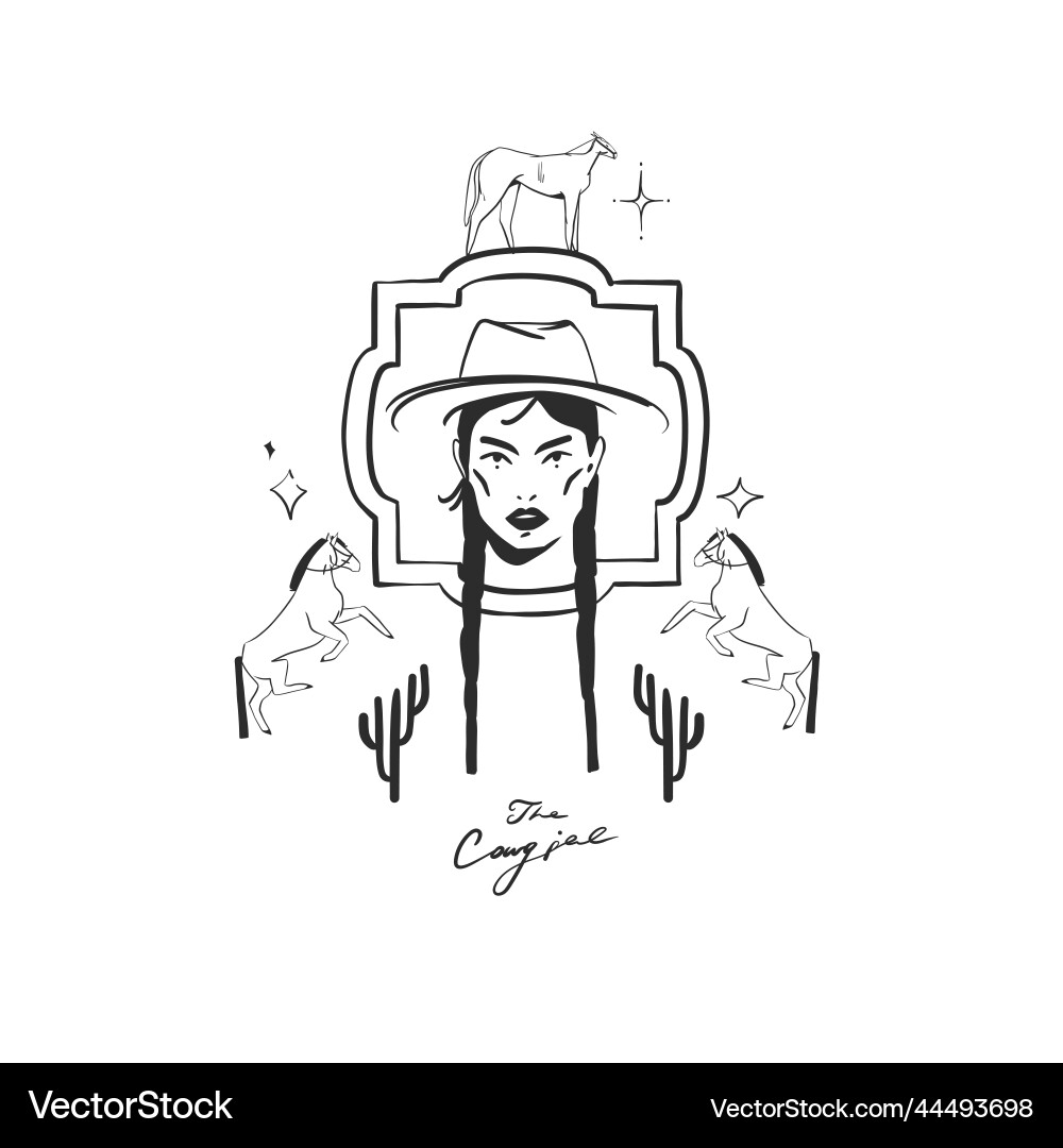 Hand drawn abstract graphic sign clipart Vector Image