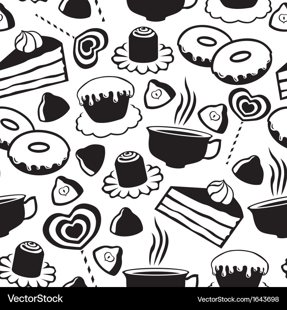 Sweet pattern Royalty Free Vector Image - VectorStock
