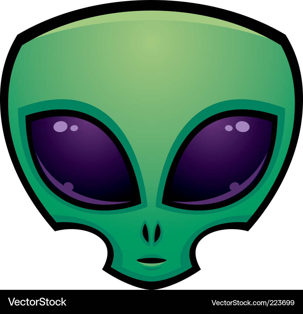 Alien Cartoon Head Vector Images (over 10,000)