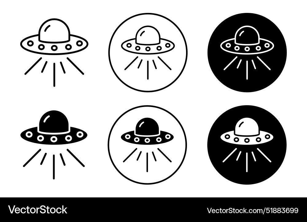 Ufo icon Royalty Free Vector Image - VectorStock