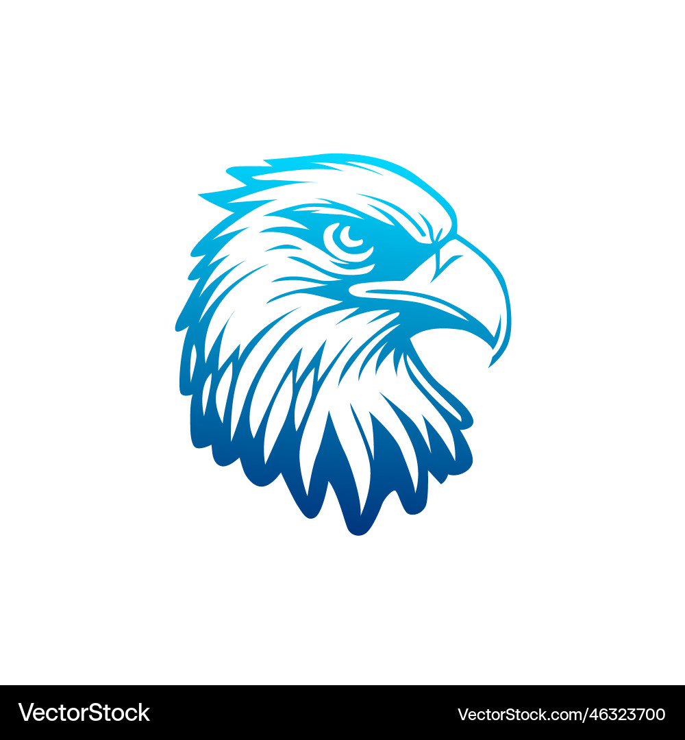 Eagle head design Royalty Free Vector Image - VectorStock