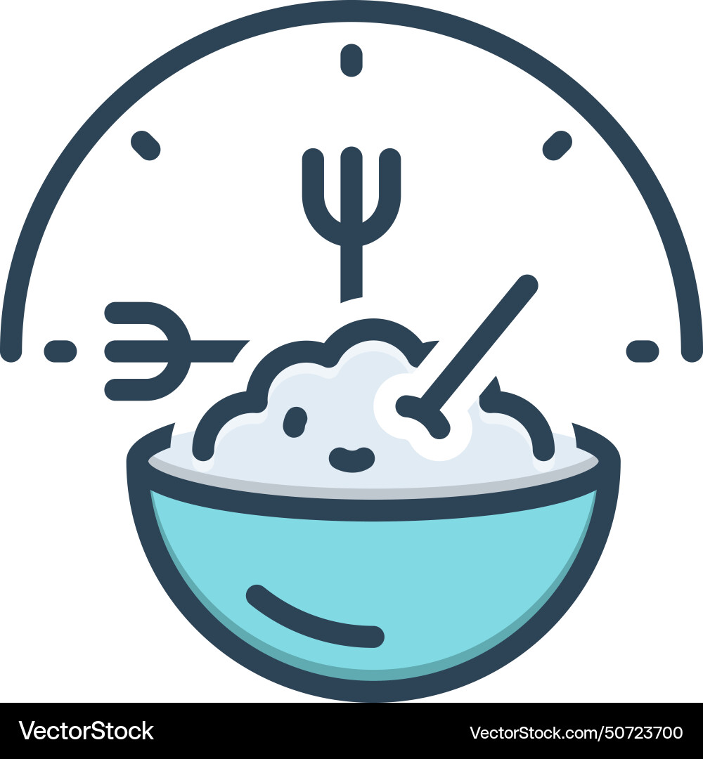 Meal breaks Royalty Free Vector Image - VectorStock