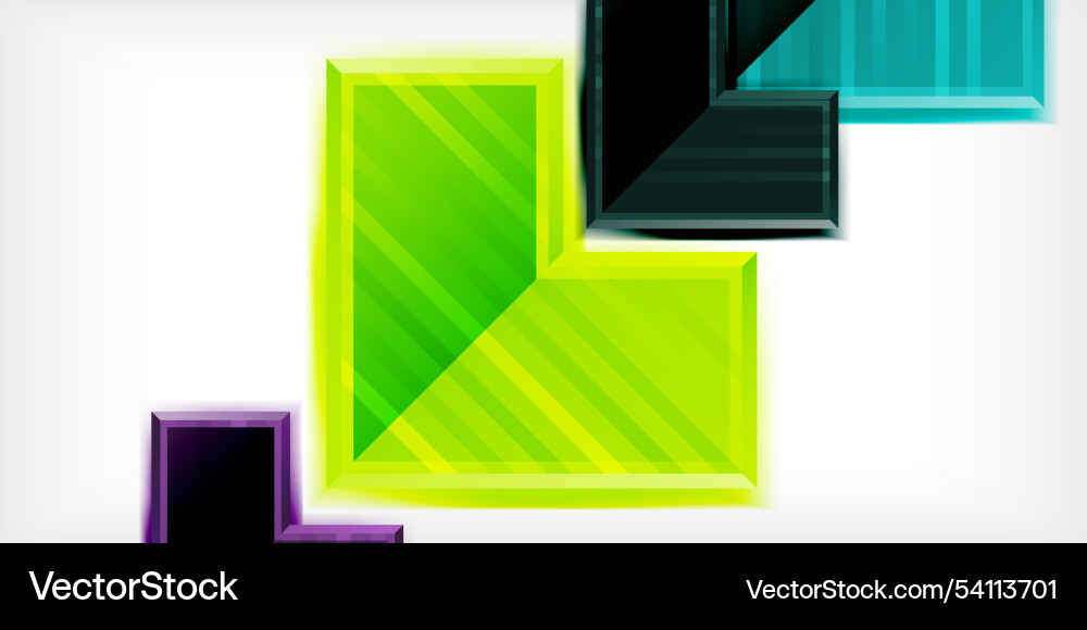 Arrow symbols created with 3d effects and line Vector Image