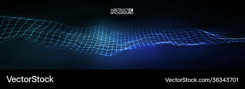Futuristic blue technology Royalty Free Vector Image