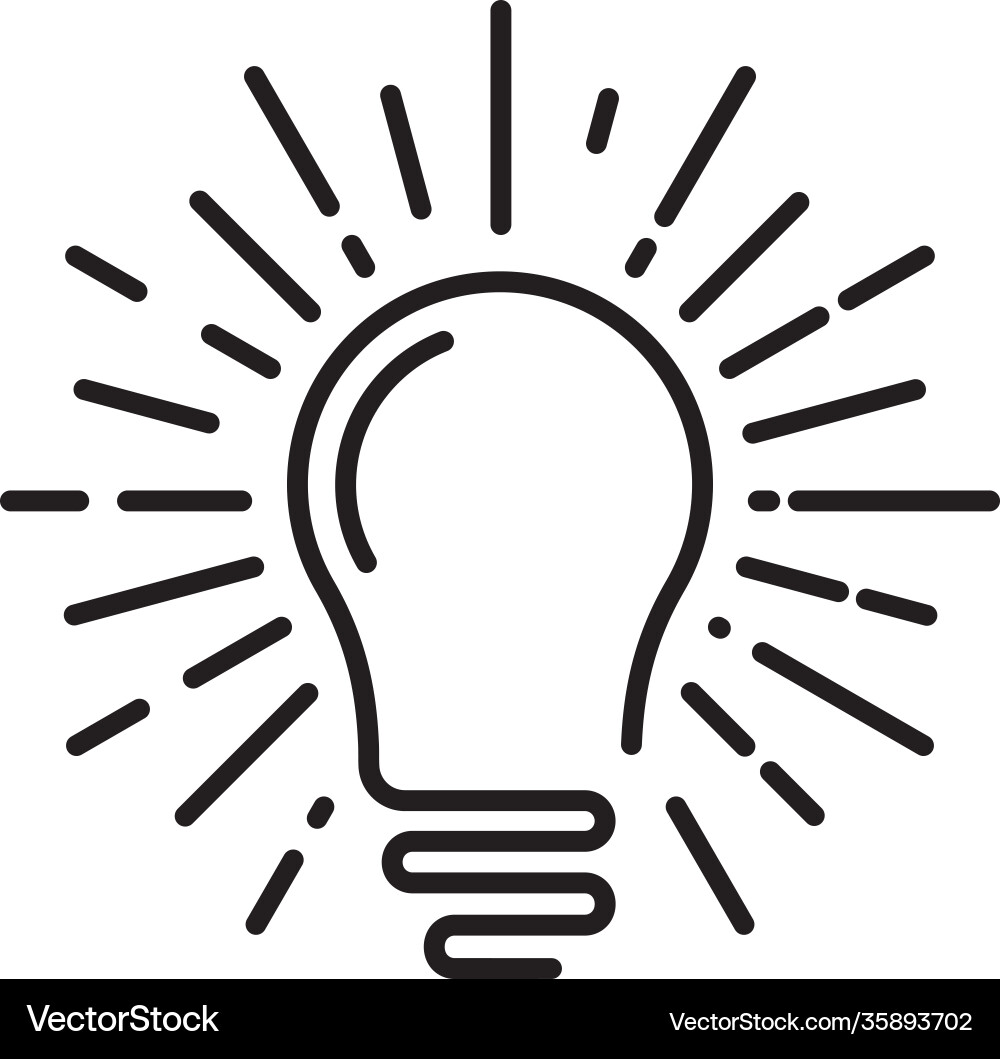 Bulb Royalty Free Vector Image - VectorStock