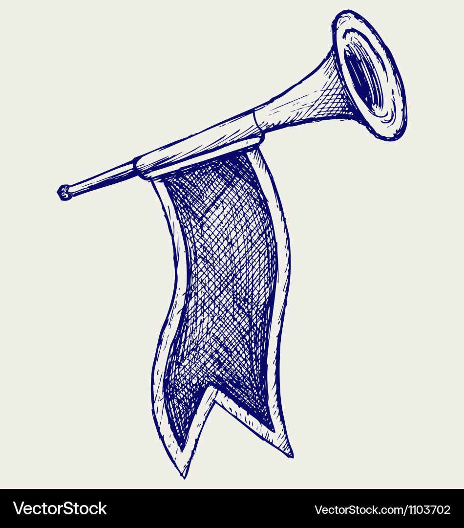Trumpet Cartoon Fanfare Vector Images (over 110)
