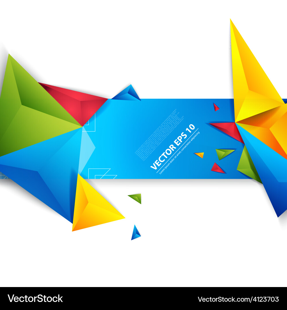 Colorful Abstract Polygon Background Royalty Free Vector