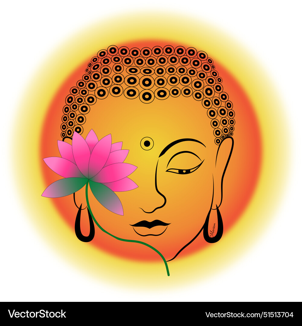 Buddha Royalty Free Vector Image - VectorStock